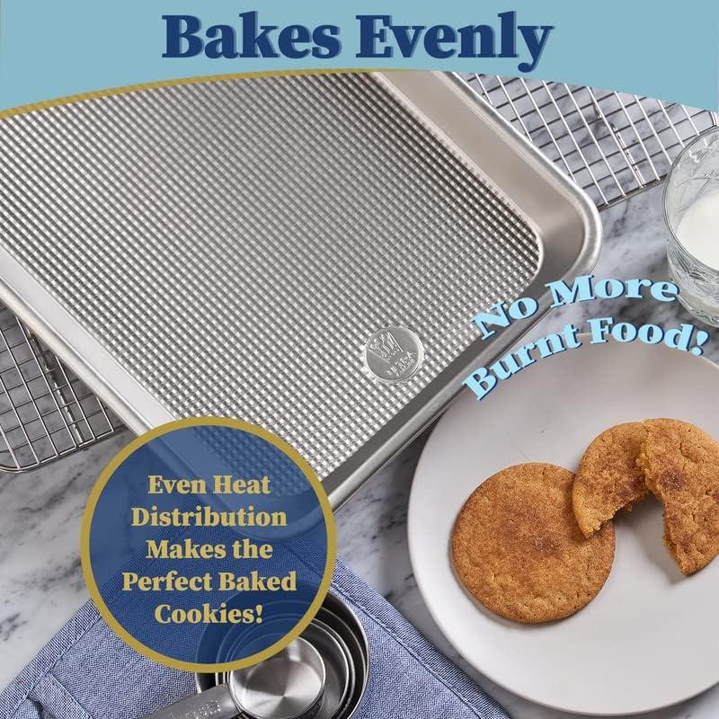 Ultra Cuisine Jelly Roll Baking Sheet Pan Set of 2- Professional ...